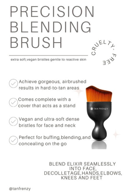 Precision Blending Brush Bundle (5 Pack) – Tan Frenzy