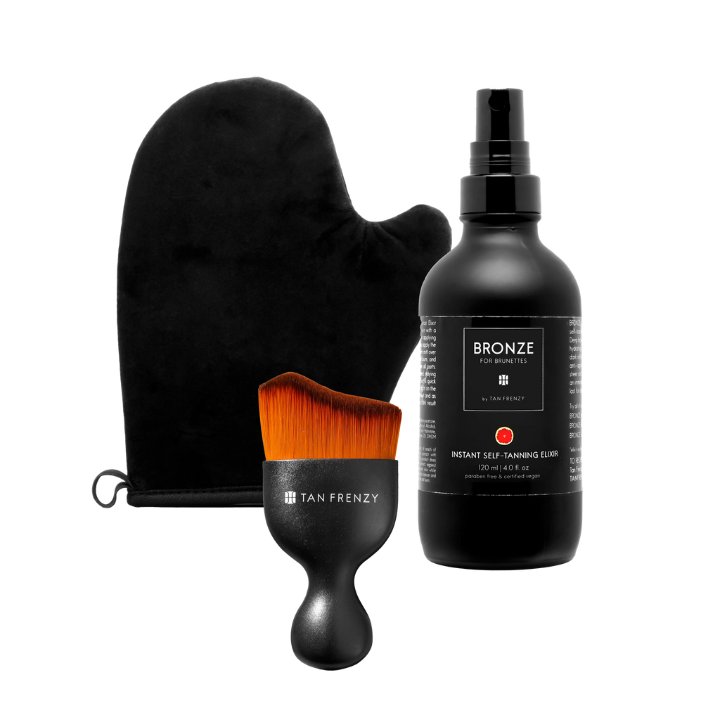 BRONZE FOR BRUNETTES Instant Self-Tanning Bundle – Tan Frenzy